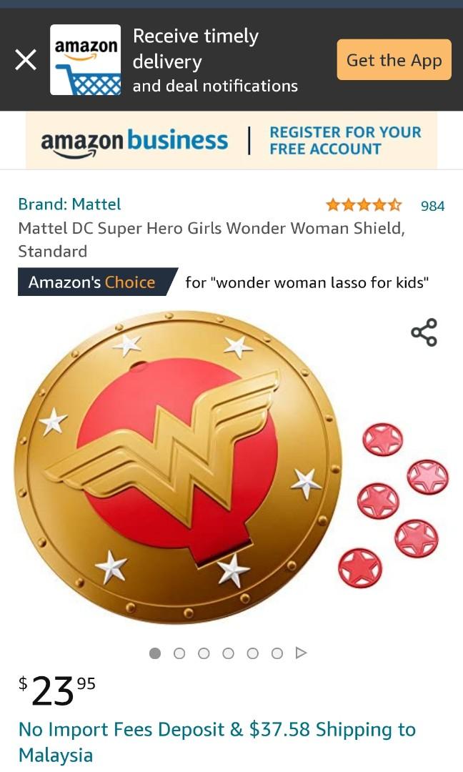 DC WONDER WOMEN SHIELD, Hobbies & Toys, Collectibles & Memorabilia, Fan ...