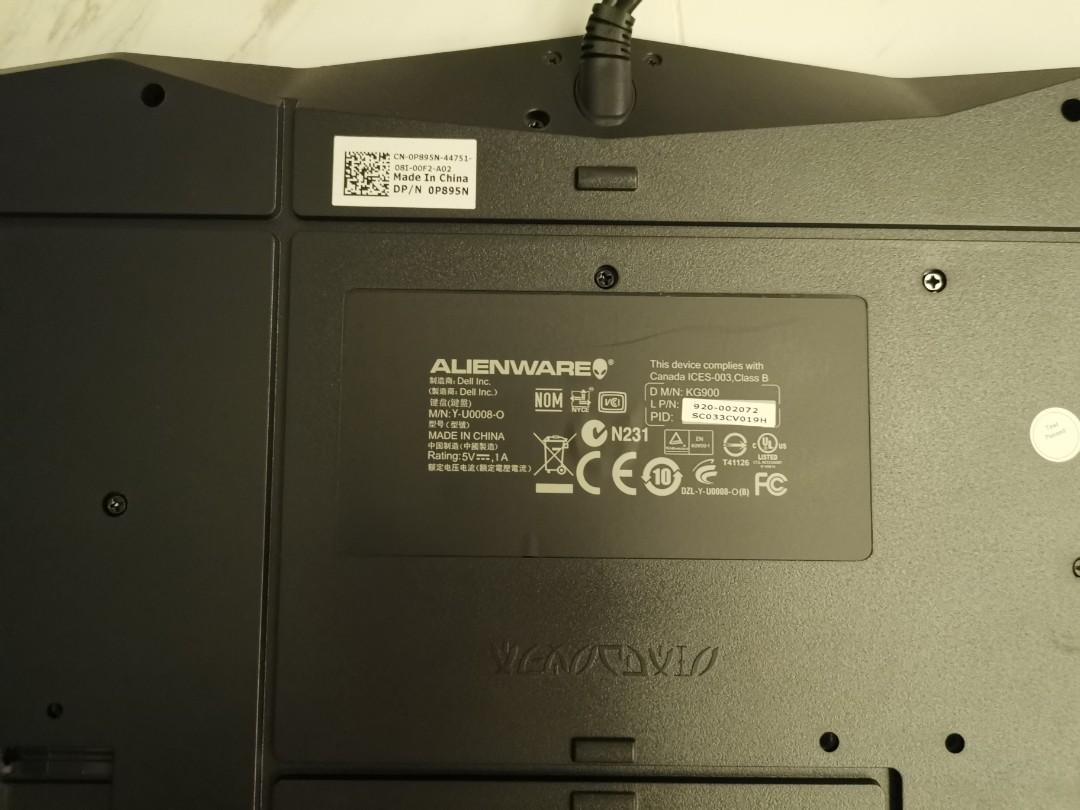 Dell Alienware KG900 Keyboard, Computers & Tech, Parts & Accessories ...