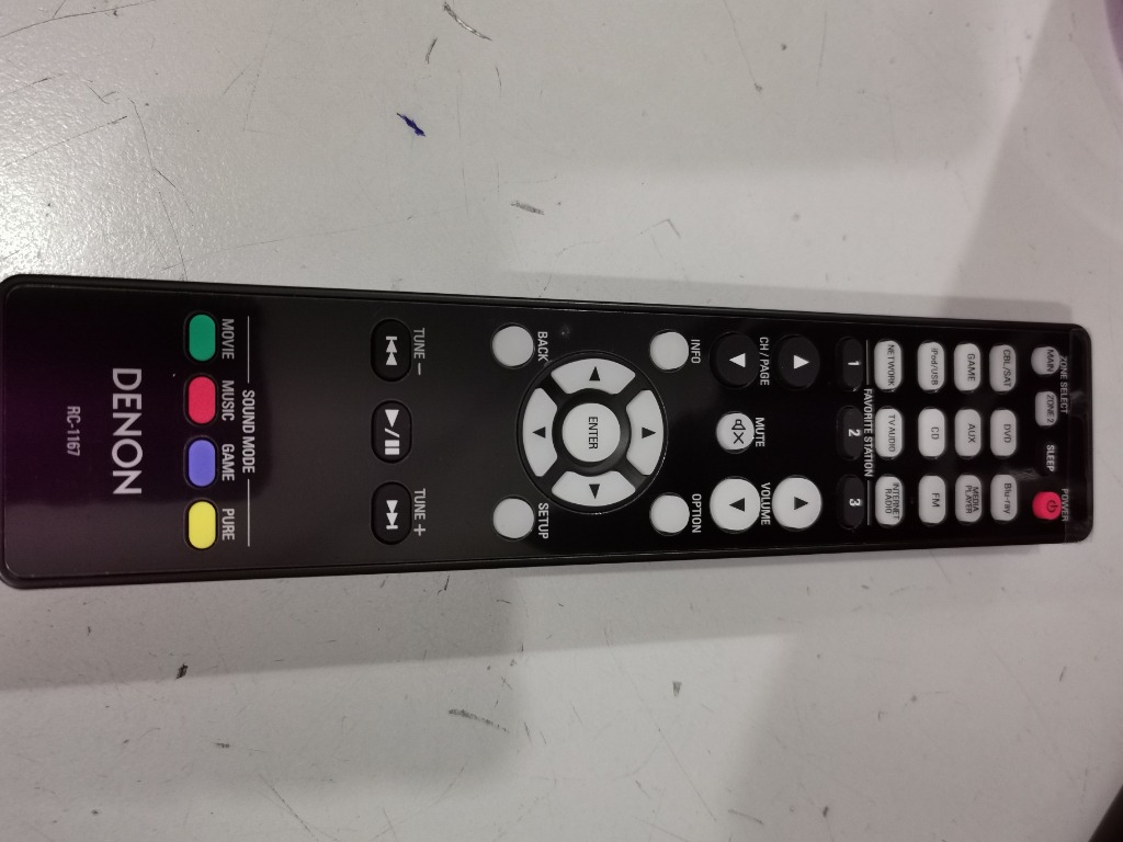 Denon remote control, Audio, Soundbars, Speakers & Amplifiers on Carousell