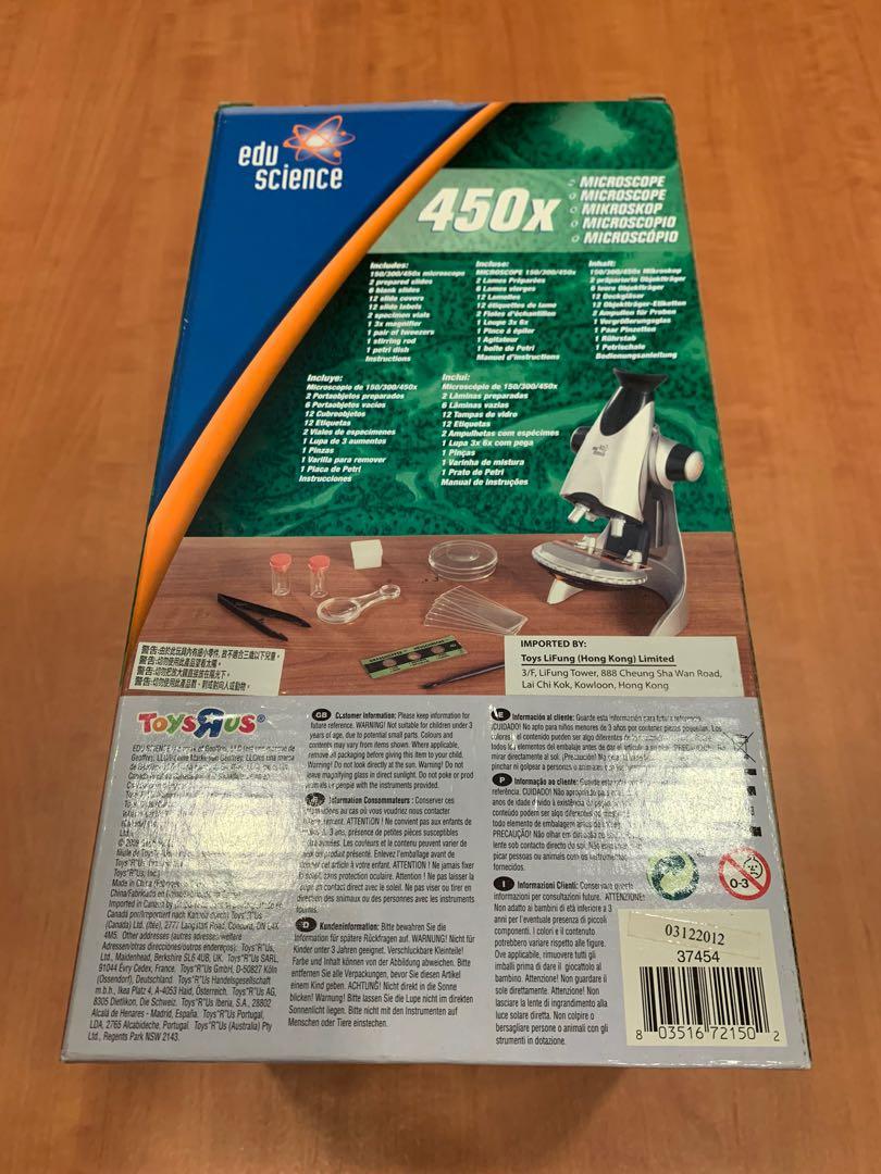 EduScience Microscope 450x, Hobbies & Toys, Toys & Games on Carousell