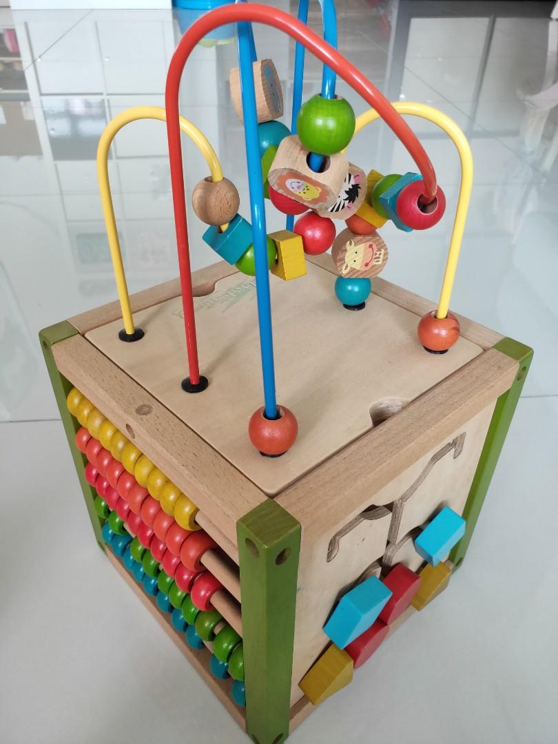 EverEarth Wooden Activity Cube, Babies & Kids, Infant Playtime on Carousell