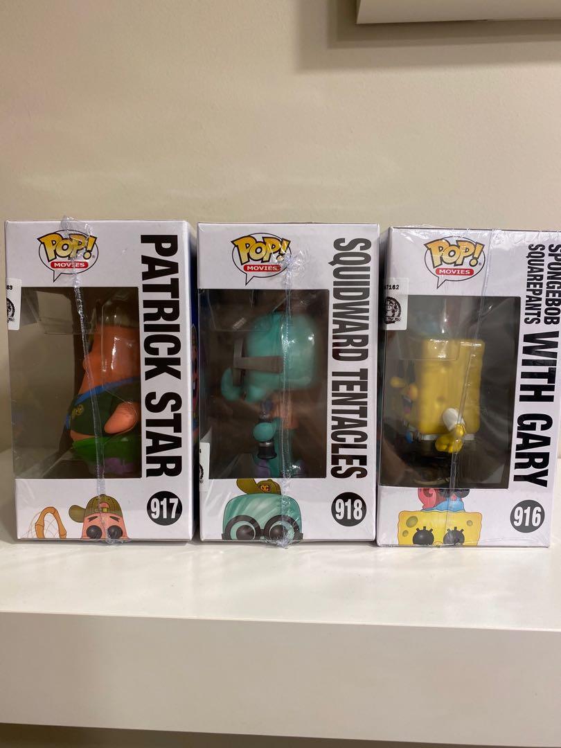 Funku Pop Spongebob, Patrick & Squidward (Full set), Hobbies & Toys ...
