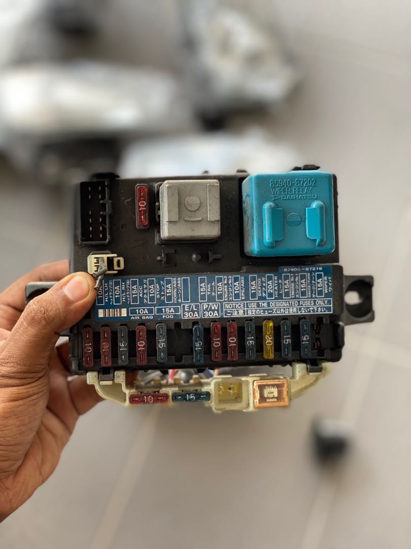 Fuse Box Mira L5/L6 Complete for Kancil, Auto Accessories on Carousell