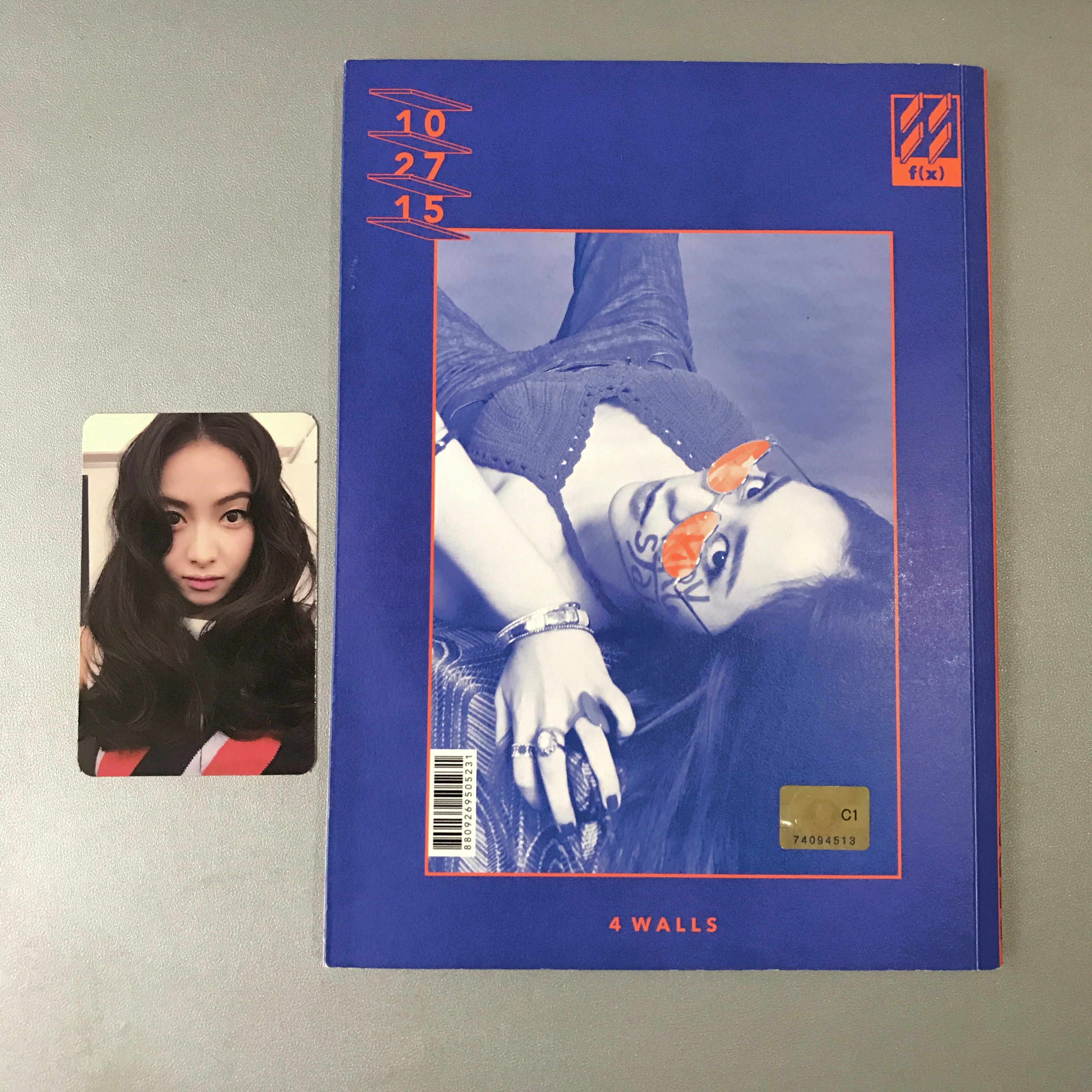 f(x) 4 Walls Krystal album (Orange ver), Hobbies & Toys, Memorabilia & Collectibles, K-Wave on ...
