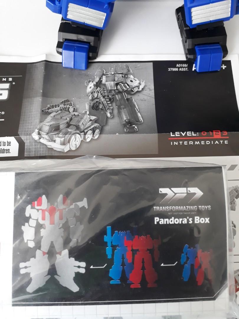 Hasbro / Pandora's Box PB02 Main Body Mekbuda Optimus + Hasbro ...