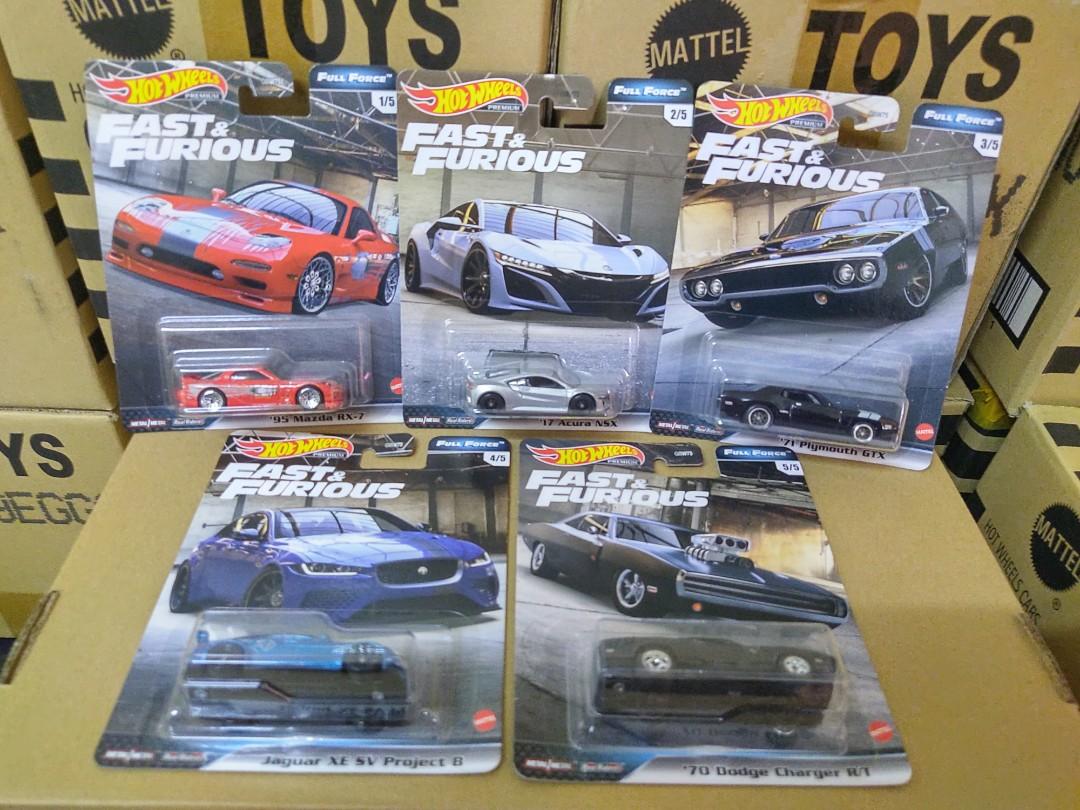 Hot Wheels Fast and Furious FNF Wave 1-9, Hobbies & Toys, Toys & Games ...