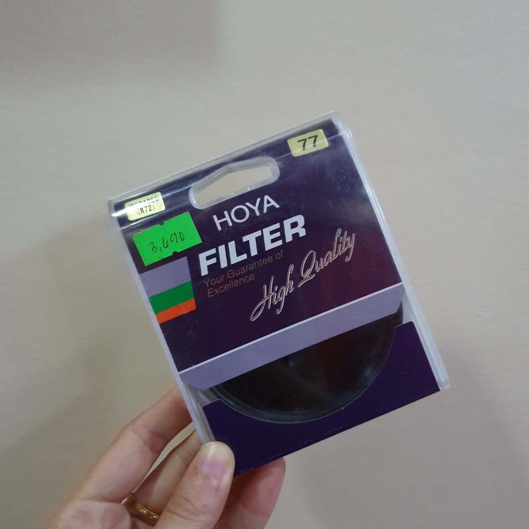 Hoya infrared filter r72, Photography, Photography Accessories, Flashes ...