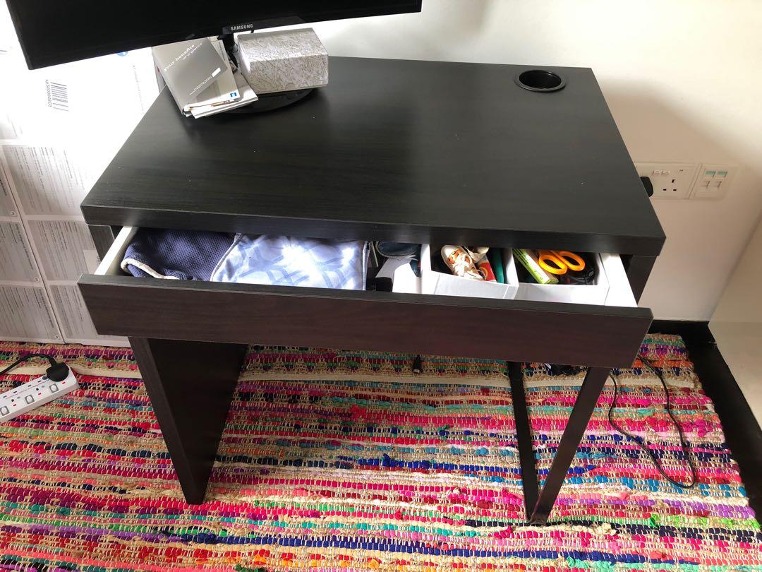 Ikea Micke computer desk, Furniture & Home Living, Furniture, Tables ...