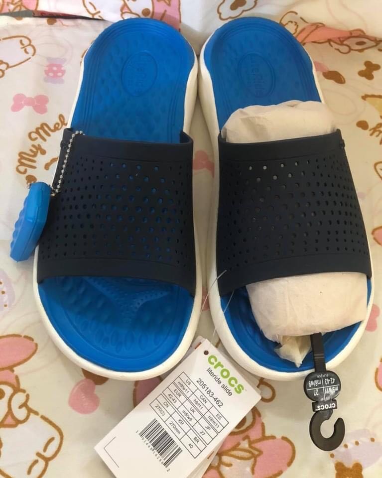Mens Lite Ride Blue, Men's Fashion, Footwear, Slippers & Slides on ...