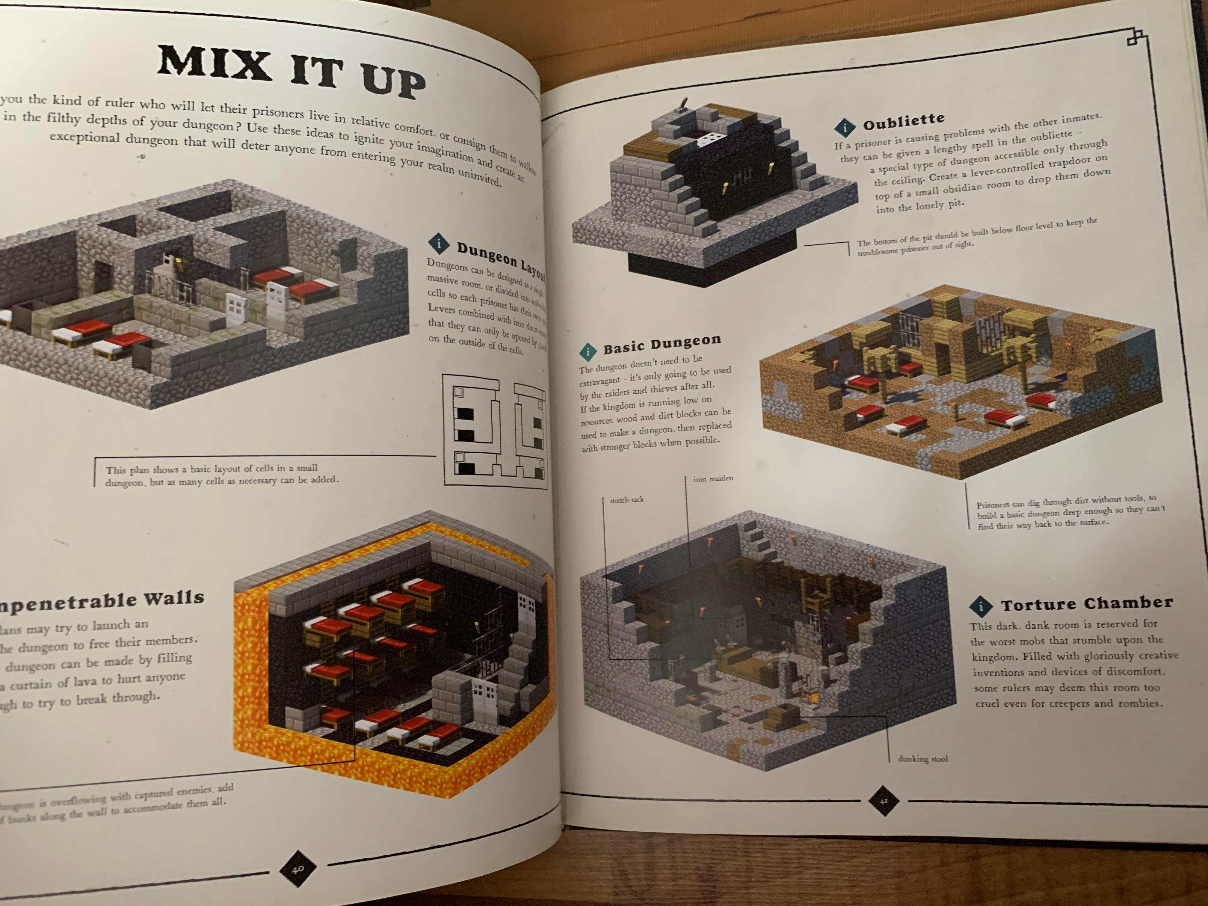 Minecraft Medieval Fortress hardcover, Hobbies & Toys, Books ...