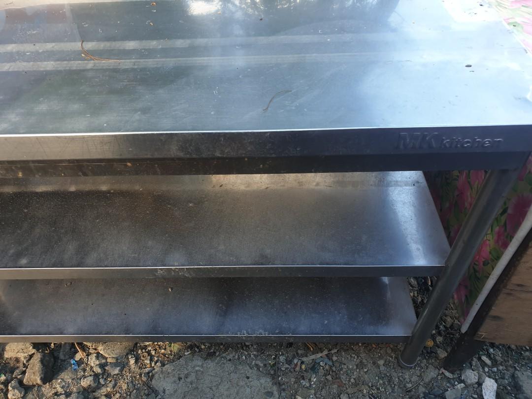 MK Kitchen Restaurant Equipment Preparation Tables and 5 burner, TV ...