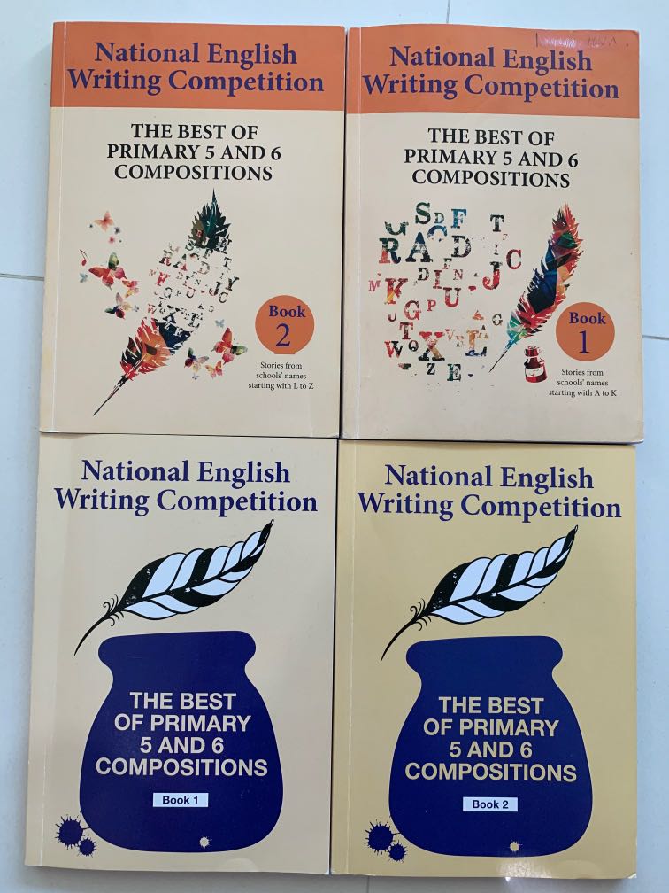 National English Writing competition (p5 & p6 compo), Books ...