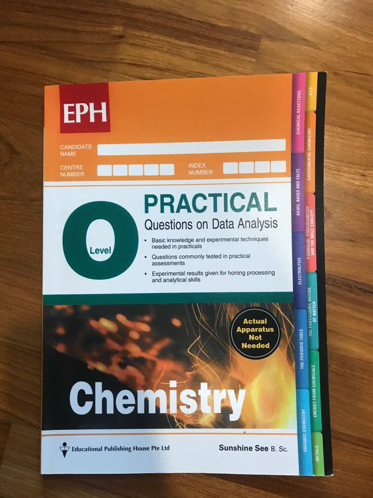 O level Chemistry Practical Guidebook EPH, Hobbies & Toys, Books ...