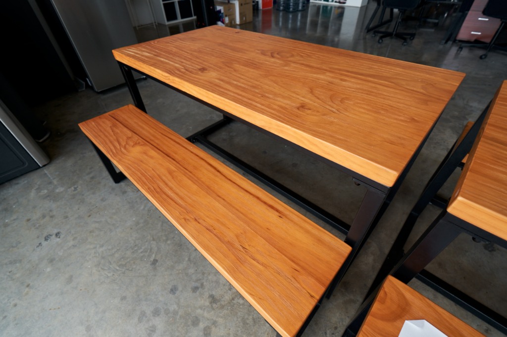 Pantry Table and Benches, Furniture & Home Living, Furniture, Tables ...