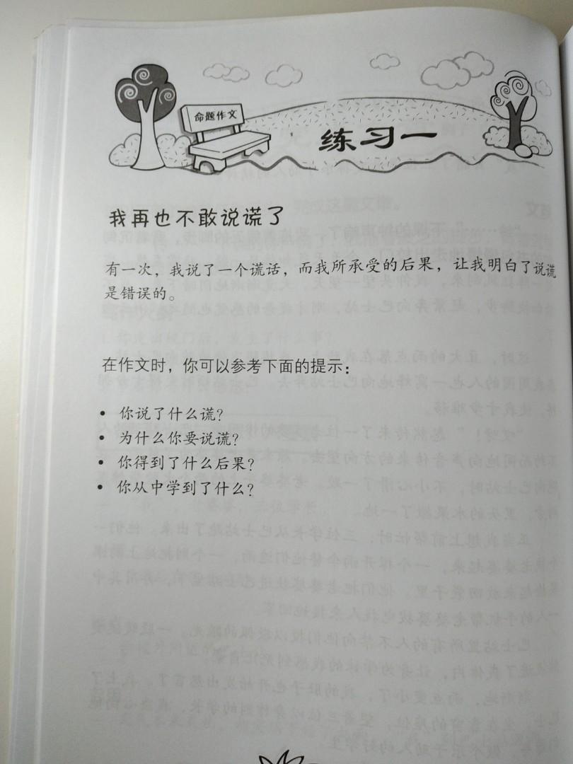 P6 PSLE Chinese Composition Guide & Practice, Hobbies & Toys, Books ...