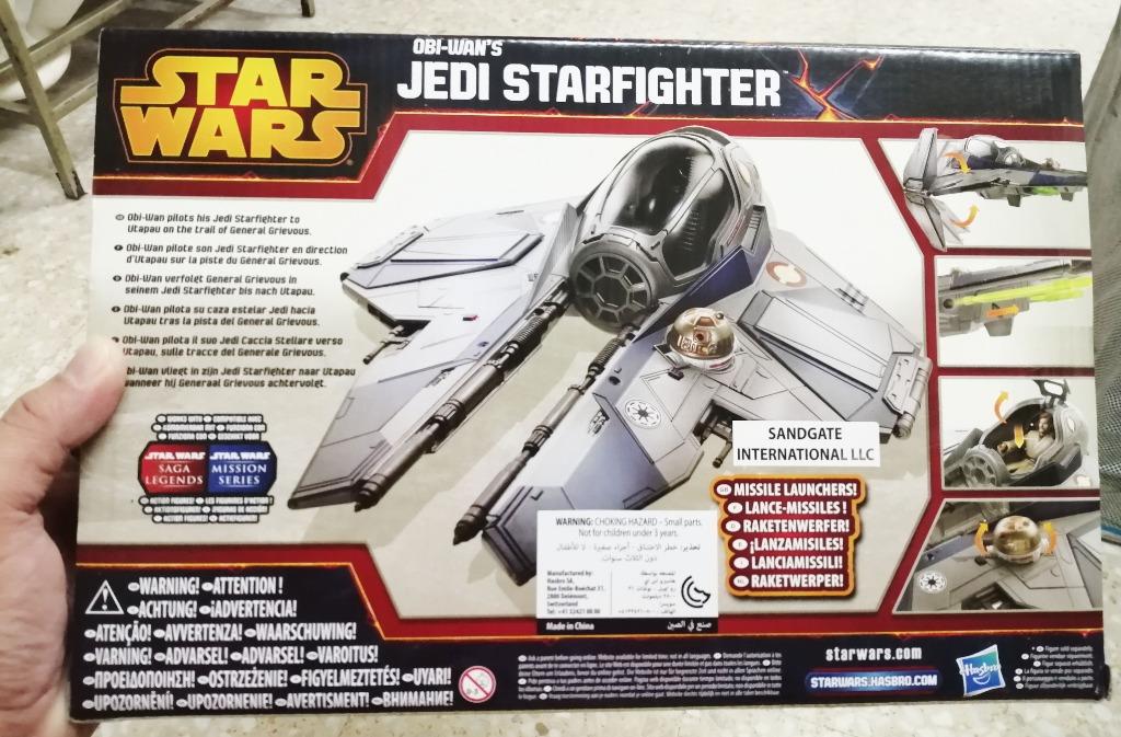Rare Obi-Wan's Jedi Starfighter Jet - Star Wars Collectibles Hasbro ...