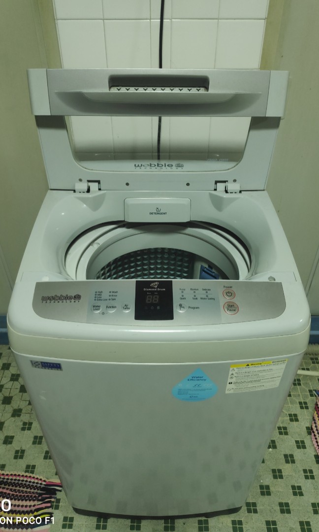 Samsung Wobble Washing Machine 7.5 kg, TV & Home Appliances, Washing ...