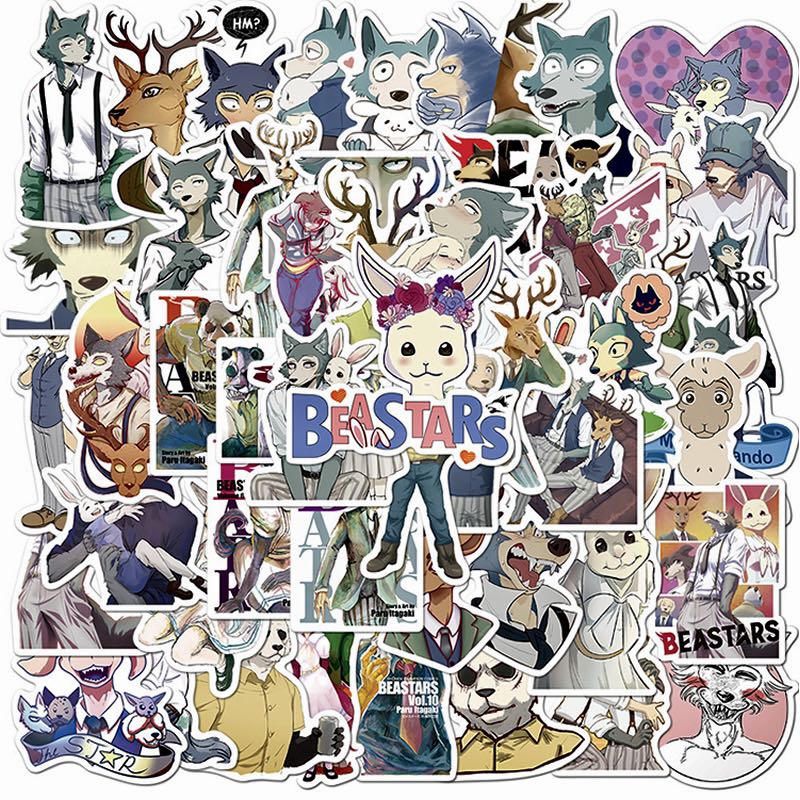 (Stickers) 50pc Beastars Japanese Manga Anime Series Netflix Drama ...