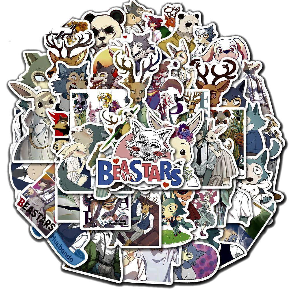 (Stickers) 50pc Beastars Japanese Manga Anime Series Netflix Drama ...
