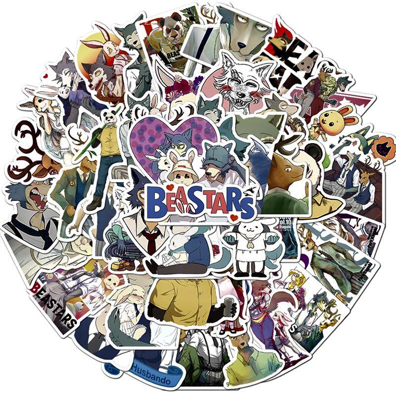 (Stickers) 50pc Beastars Japanese Manga Anime Series Netflix Drama ...