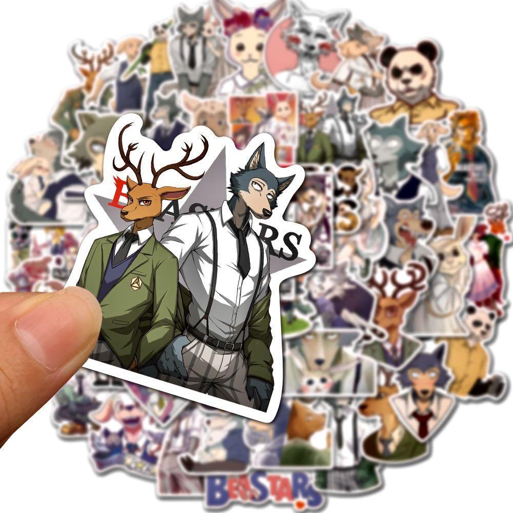 (Stickers) 50pc Beastars Japanese Manga Anime Series Netflix Drama ...