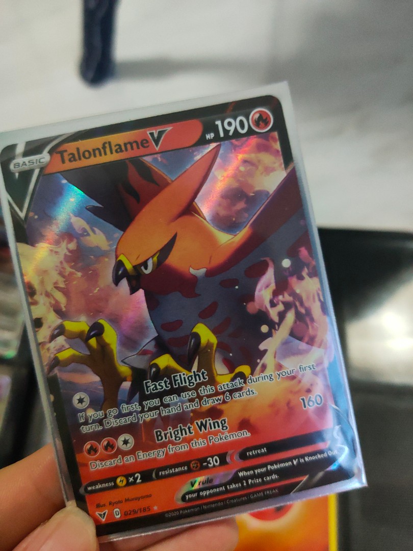 Talonflame V -029/185- Ultra Rare, Hobbies & Toys, Toys & Games on ...