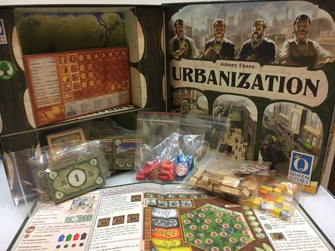 Urbanization board game, Hobbies & Toys, Toys & Games on Carousell