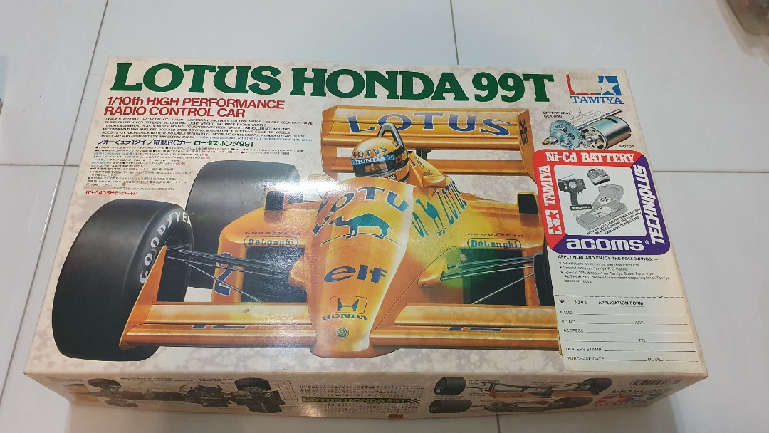 Vintage Tamiya 1989 Remote Controlled Car – Lotus Honda 99T, Hobbies ...