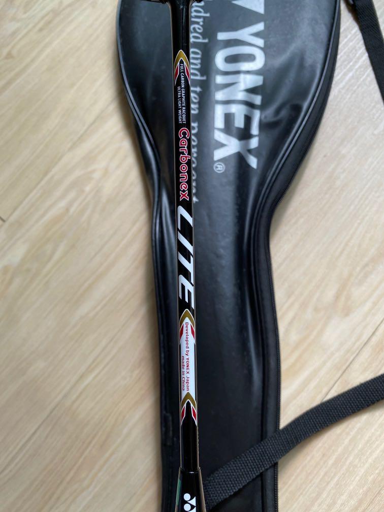 Yonex Carbonex Lite Badminton Racket/racquet, Sports Equipment, Sports & Games, Racket & Ball ...