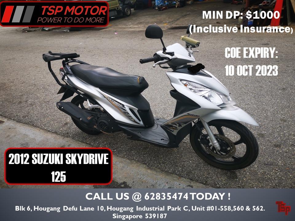 2013 SUZUKI SKYDRIVE 125, Motorcycles, Motorcycles for Sale, Class 2B ...