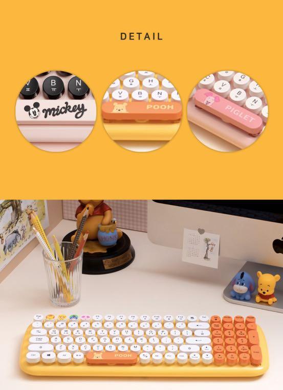 韓國代購 - Disney Mickey Mouse Wireless Keyboard 米奇老鼠無線鍵盤, 電腦＆科技, 電腦周邊及配件 ...