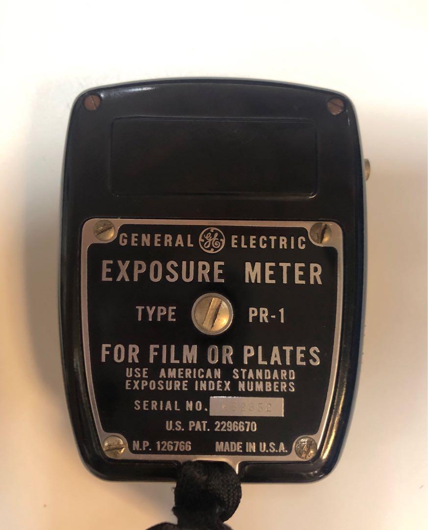 測光儀 Vintage General Electric Exposure Meters, 攝影器材, 攝影配件, 燈光及Studio設備 ...