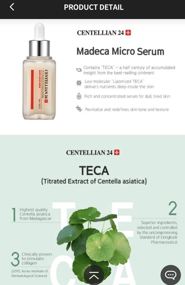 Centellian 24 Madeca Derma Serum, Beauty & Personal Care, Face, Face ...