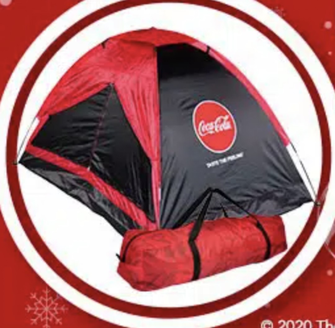 Coca-Cola 2-4 man Tent, Travel, Travel Essentials, Outdoor & Camping on ...