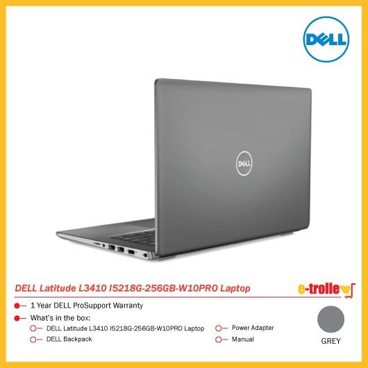 DELL Latitude L3410 I5218G-256GB-W10PRO Laptop (Grey), Computers & Tech ...