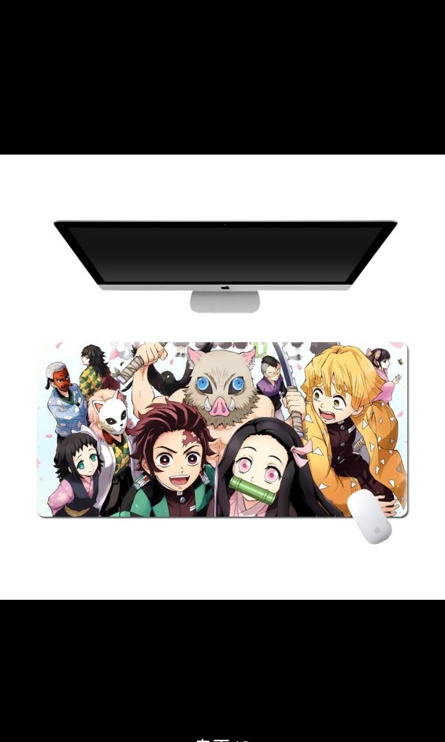 Demon Slayer Computer Desk Mat/ Keyboard Mouse Pad, Hobbies & Toys ...