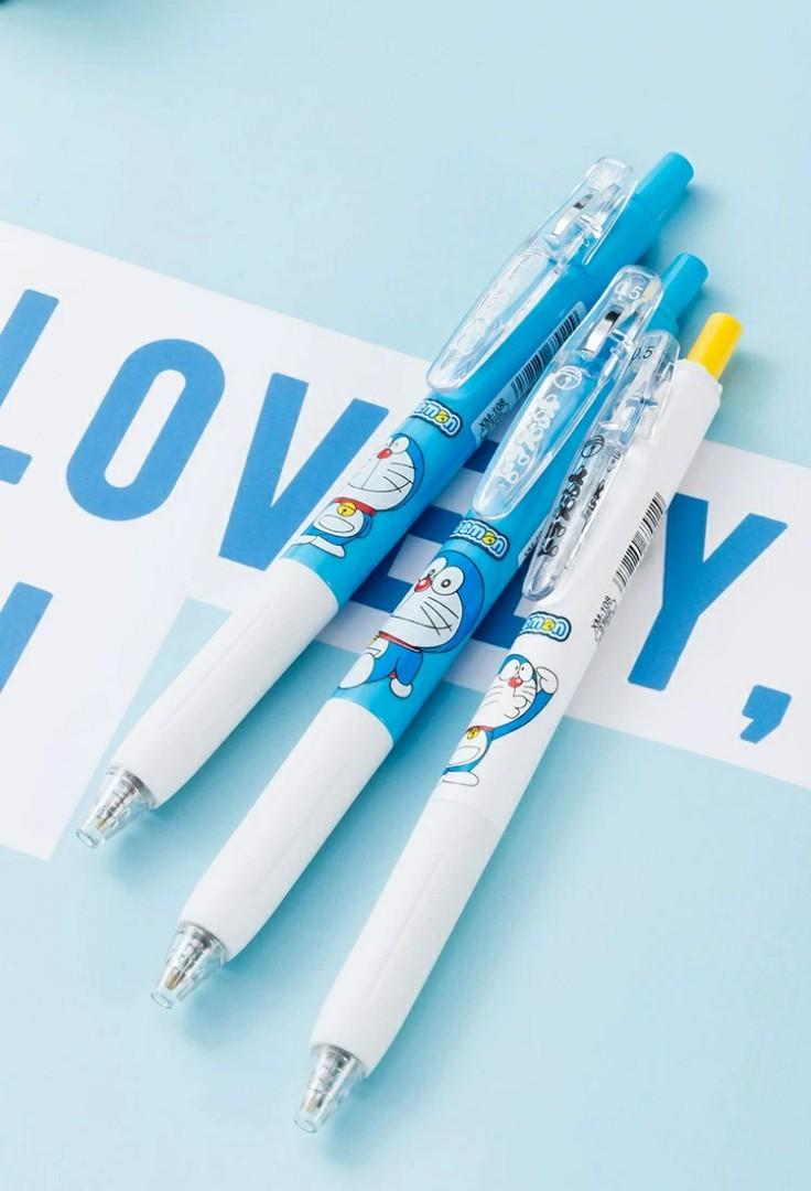 Doraemon Set Gel Pen ~ 0.5mm, Books & Stationery, Stationery on Carousell