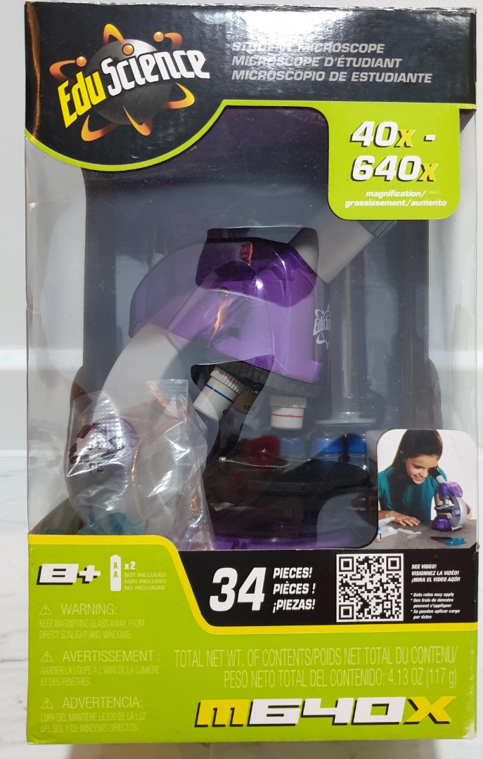 Edu Science Microscope, Hobbies & Toys, Toys & Games on Carousell