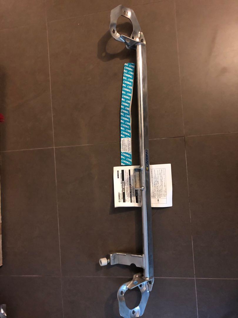 EVO X (CZ4A) Carbing alu front strut bar (with brake stopper) and Rear ...