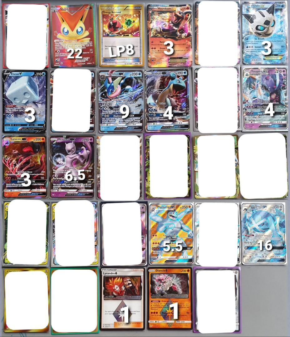 EX GX V VMAX Pokemon pokémon modern cards, Hobbies & Toys, Toys & Games ...