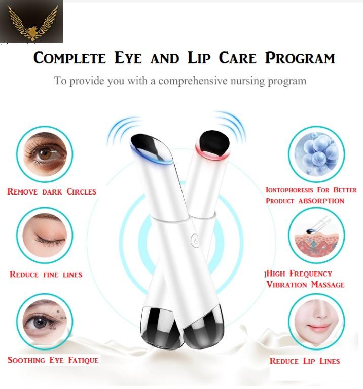 BRAND NEW Eye and Lip Care Device, Electric Vibration Massager, Ionic ...