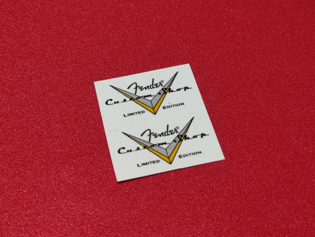 FENDER CUSTOM SHOP LIMITED EDITION WATERSLIDE GUITAR DECAL, Hobbies ...