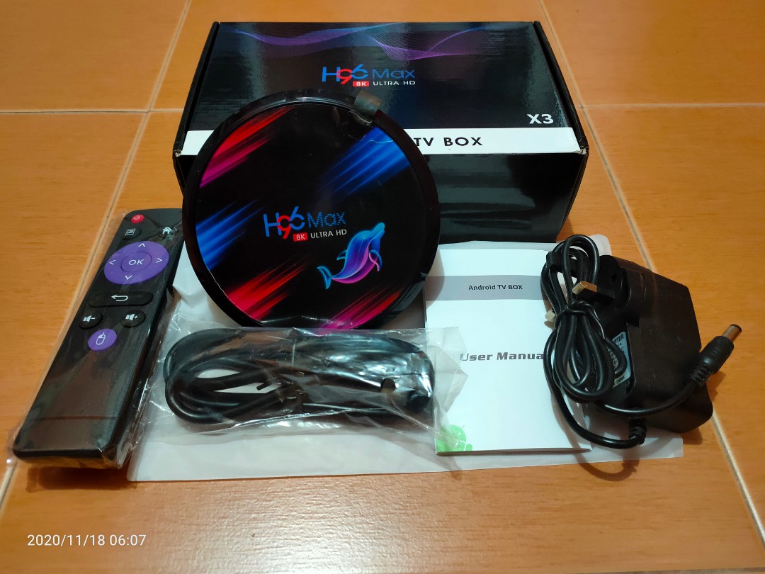 H96 Max X3 Android 8K Ultra HD TV Box, TV & Home Appliances, TV ...