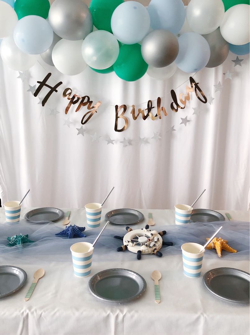 Happy Birthday Banner Script - Gold / Holographic, Hobbies & Toys ...
