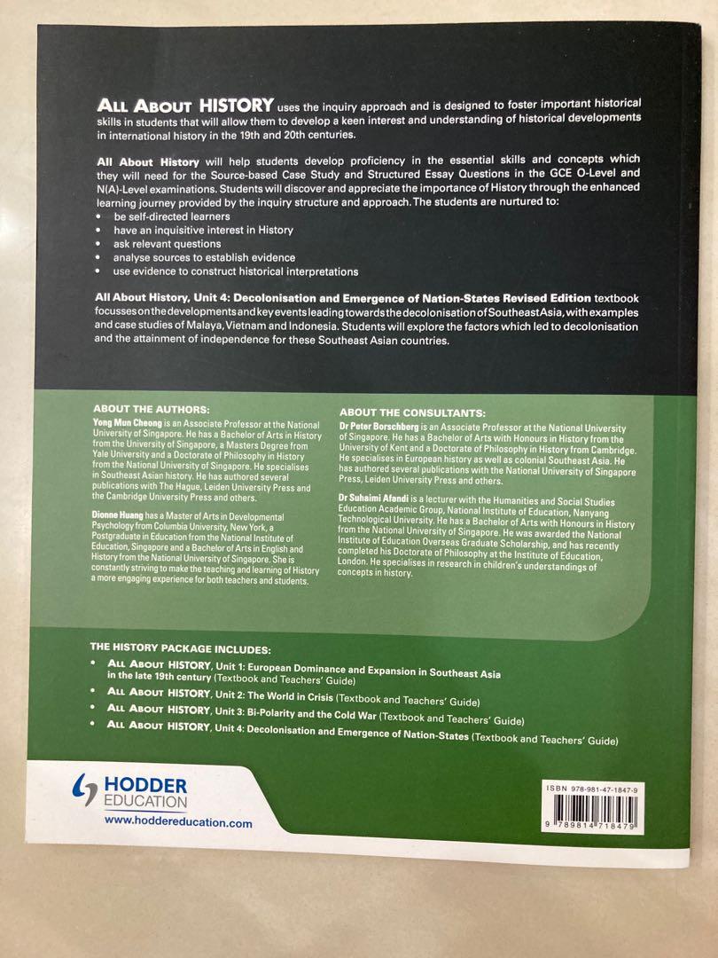 History textbook Unit 4, Hobbies & Toys, Books & Magazines, Textbooks ...