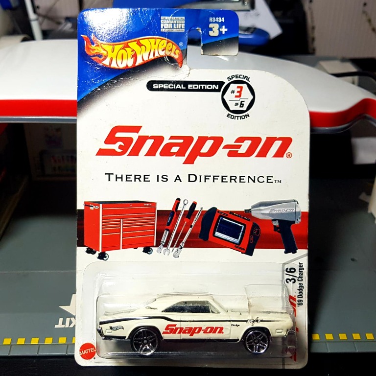 Hot Wheels Snap-On Tools Series 1/64 1969 DODGE CHARGER - P300.00 ...