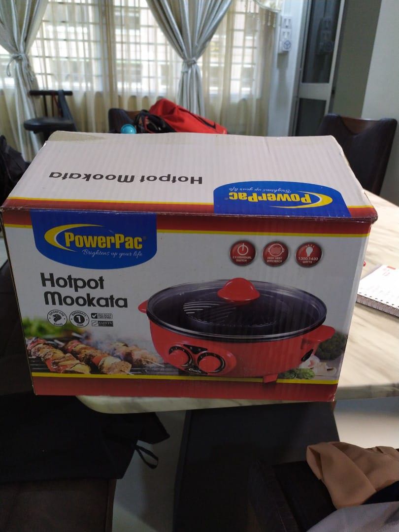 Hotpot Mookata powerpac, TV & Home Appliances, Kitchen Appliances, BBQ ...