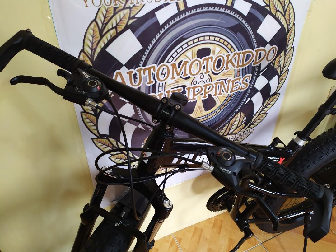 HUMMER fat tire bike alloy aluminum frame folding foldable shimano ...