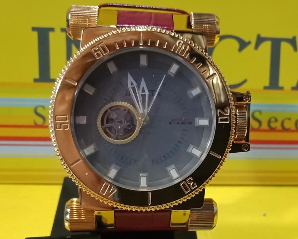 Invicta 24038 Coalition Forces Automatic Open Heart Watch 51mm Burgundy ...