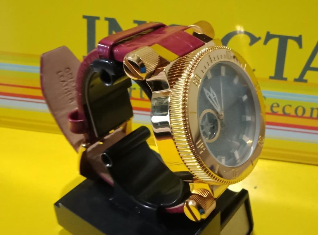 Invicta 24038 Coalition Forces Automatic Open Heart Watch 51mm Burgundy ...